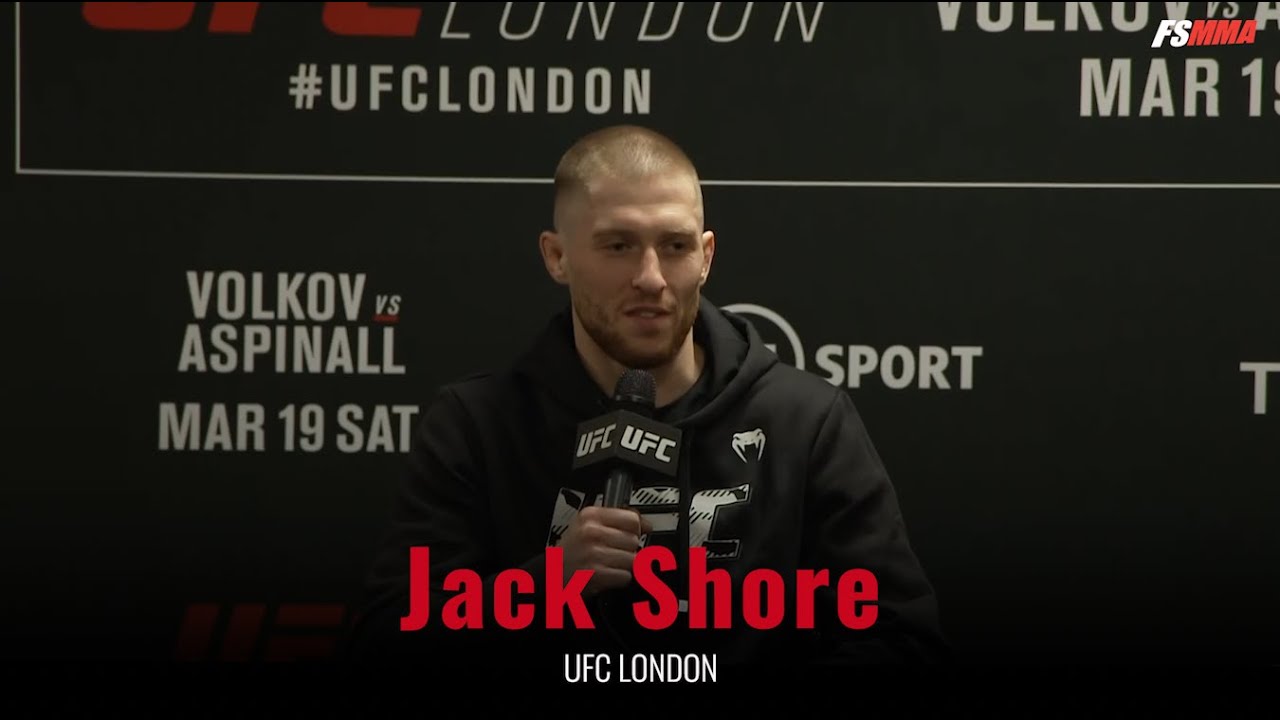 Jack Shore UFC London full media day pre-fight interview - YouTube