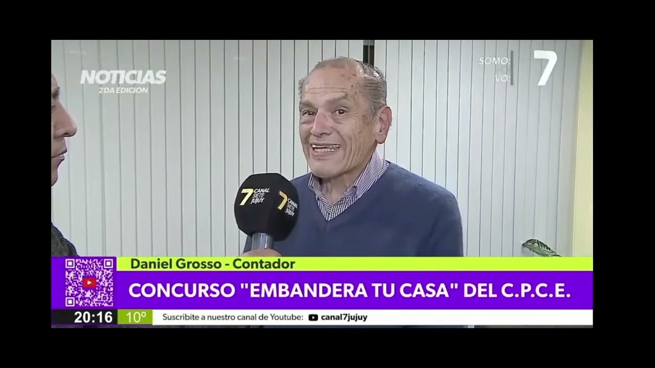 EMBANDERA TU CASA El CPN Daniel Grosso en canal 7-Jujuy - YouTube