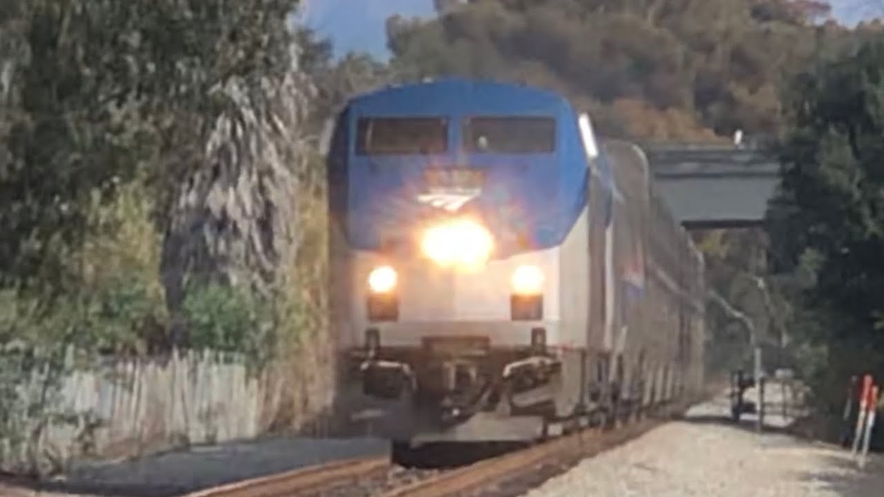 Amtrak rail fanning - SantaBarbara/ 2 Goleta crossing (2/1/20-2/5/20 ...