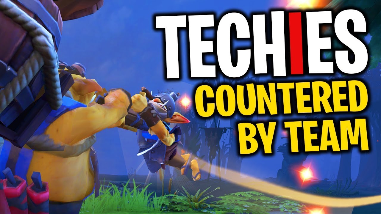 Team Counters Techies - DotA 2 Funny Moments - YouTube