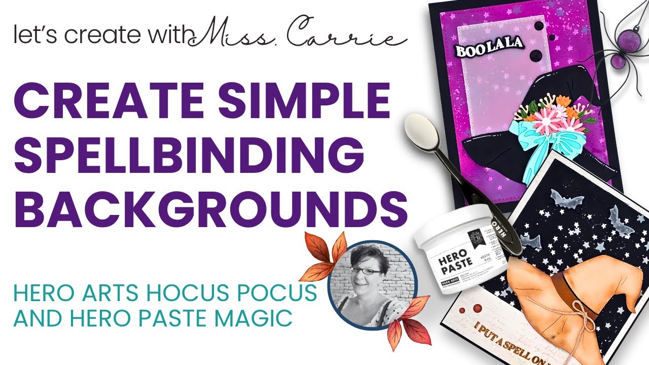 Simple Mixed Media Backgrounds with Hocus Pocus Stencils | Ink & Paste ...
