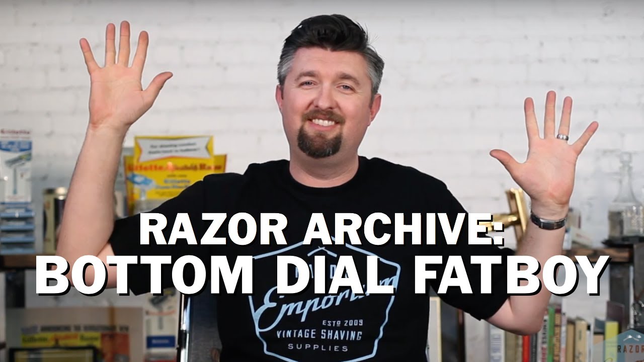 Razor Archive Series: Gillette Bottom Dial Fatboy Adjustable Double ...