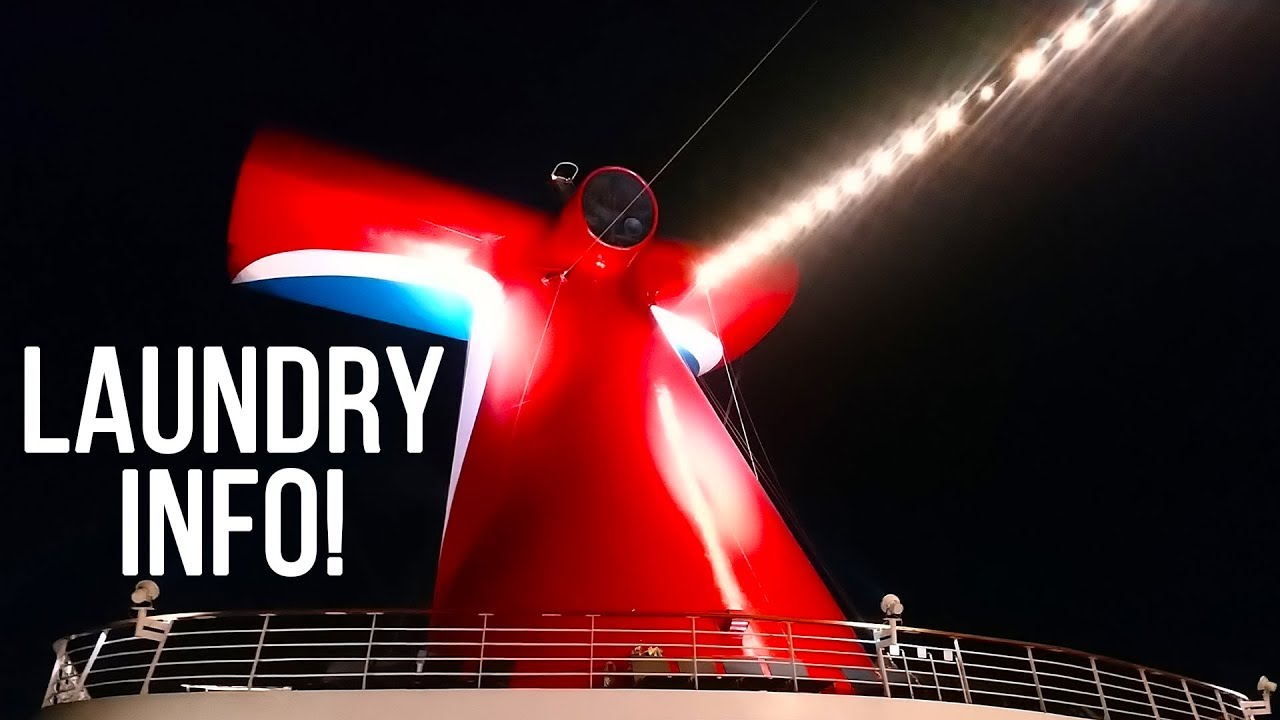 Carnival Cruise Ship Self Serve Laundry - Shipboard Laundry - YouTube