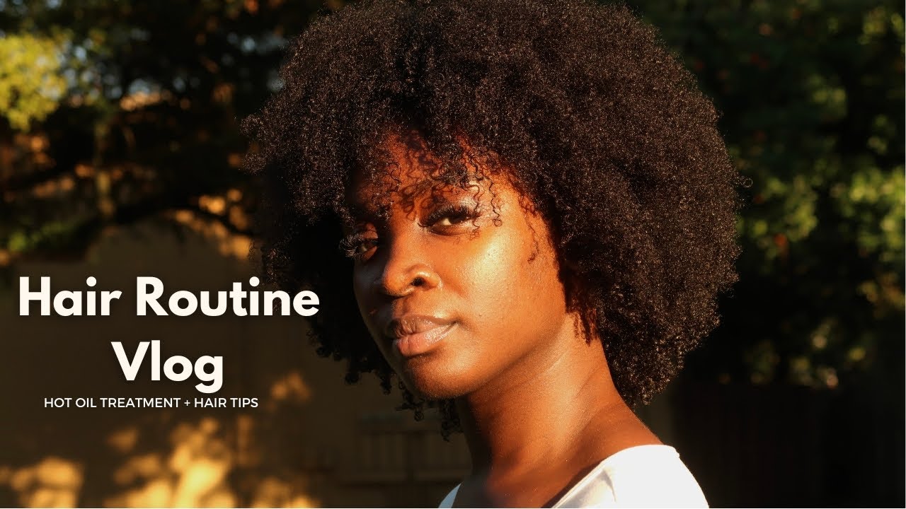 hair care routine | 3C/4A Hair | hot oil treatment - YouTube