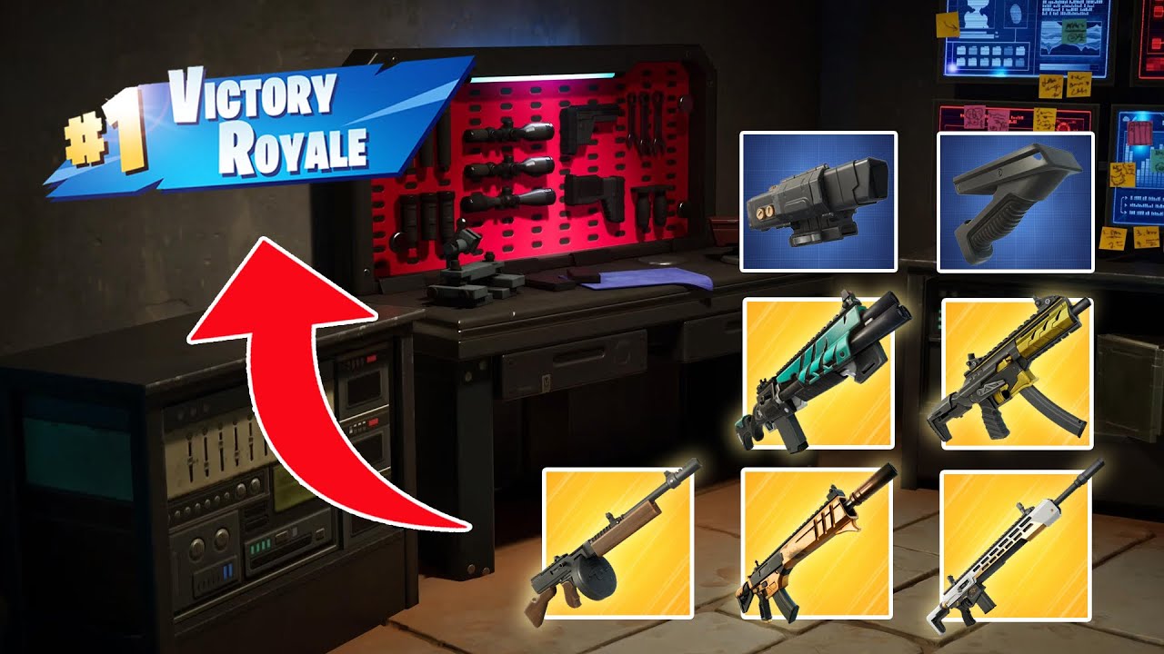 Mod Bench for Fortnite Season 2 Weapons - YouTube