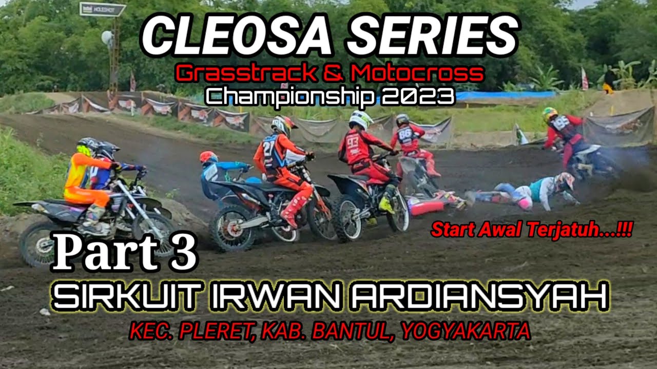 Terjatuh || Grasstrack & Motocross Championship 2023 Sirkuit Irwan ...