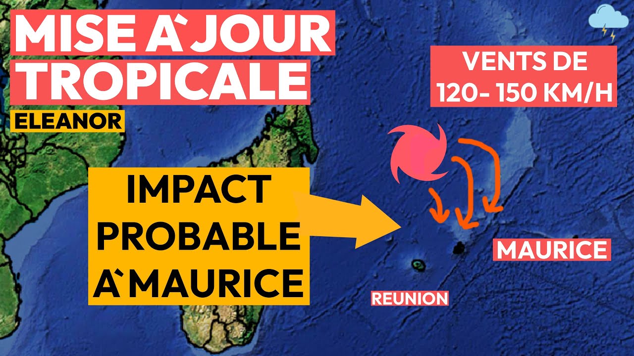 Le cyclone Eleanor devrait frapper Maurice avec des vents puissants ...