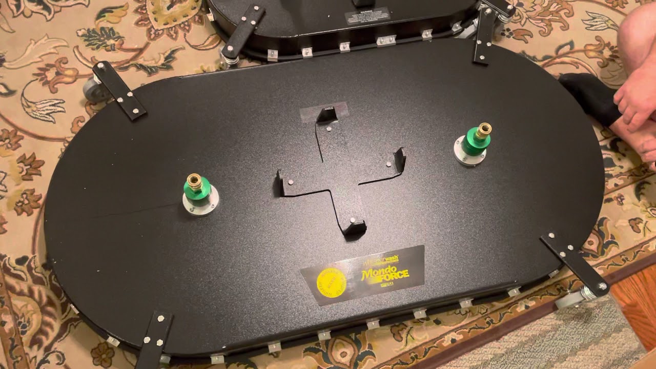 Whisper wash Mondo Force unboxing 31 & 48 inch surface cleaner - YouTube