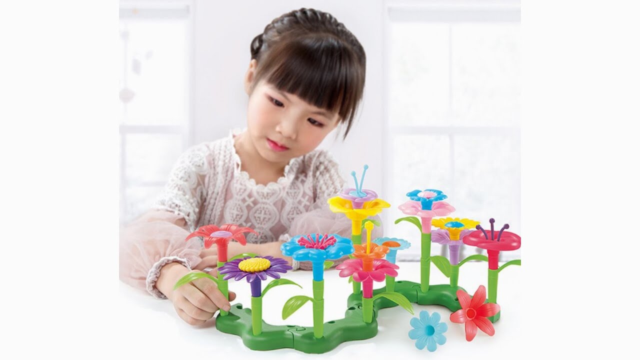 46pcs/set DIY Pop Beads Flowers Toys for Girls Children Flower ...