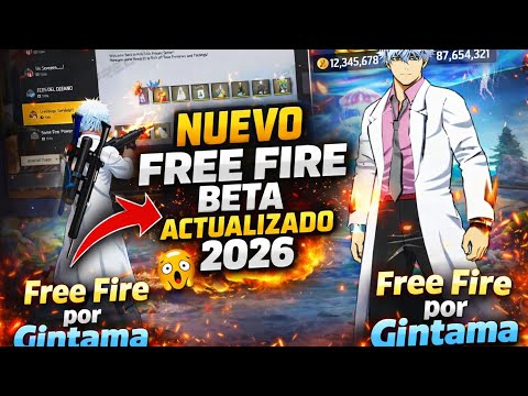Como descargar el FREE FIRE Beta actualizado 2026 😱(se puede jugar y es visible )😱