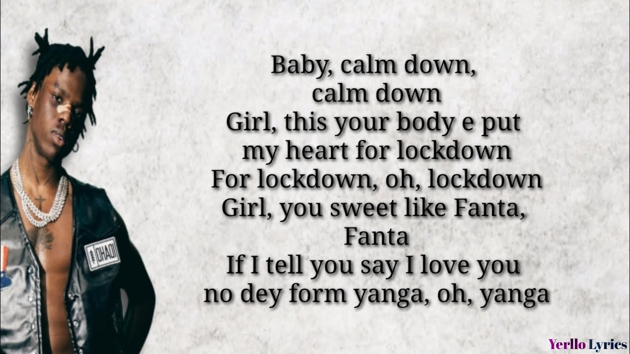Rema_Selena Gomez_-_Calm Down(Lyrics,Lyric/Lyrik) - YouTube