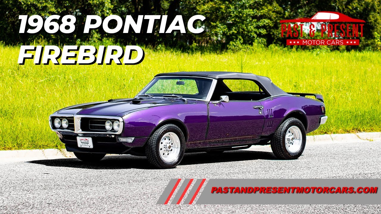 1968 Pontiac Firebird Convertible Purple - YouTube