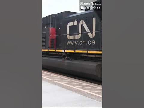 #shorts CN M397 Manifest Train CN 2329 CN 8923 & CN 8021 Locomotives #trains - YouTube