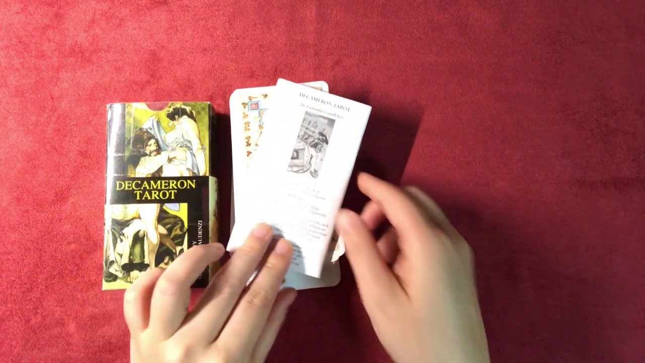 Decameron tarot 데카메론 성인 19금 카드 - YouTube