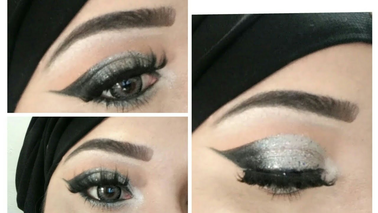 Easy defined cut crease | cat eye shadow | using glamorous face palette ...