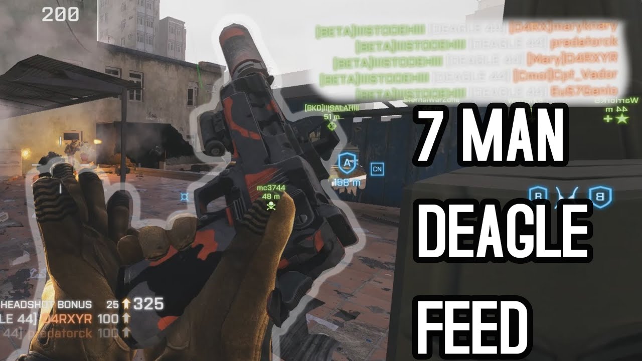 7 MAN DEAGLE FEED | Battlefield 4 - YouTube