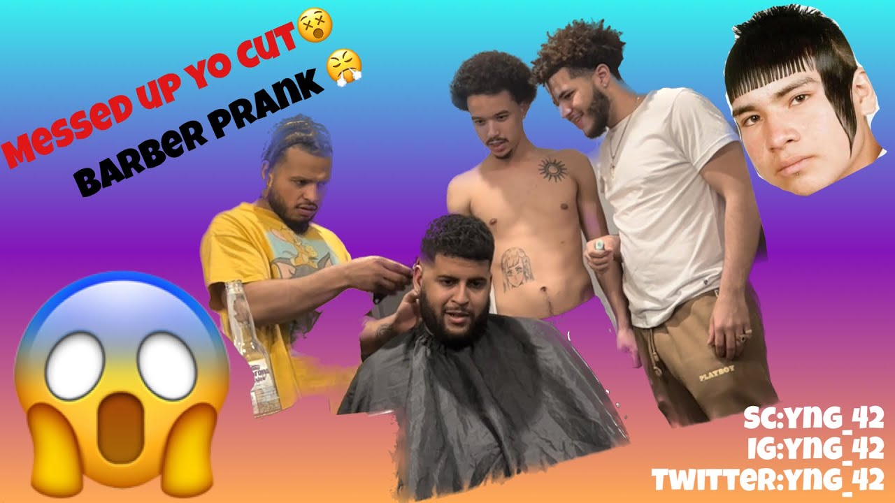 Messed up yo hair cut prank - YouTube
