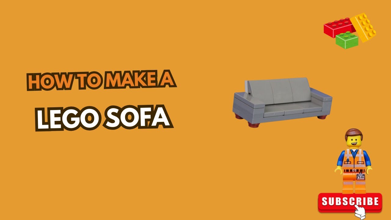 How to make a simple LEGO Sofa? - YouTube