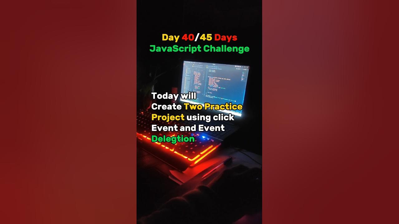 Day 4045 Daysjavascript Challenge Eventdelegtion🧑💻 ️🩹 Codingchallenge Coder Instagram