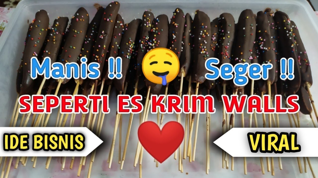 CARA MUDAH BUAT ES PISANG COKLAT (Es PisCok) - JAJANAN SERIBUAN 😎 - Kel ...