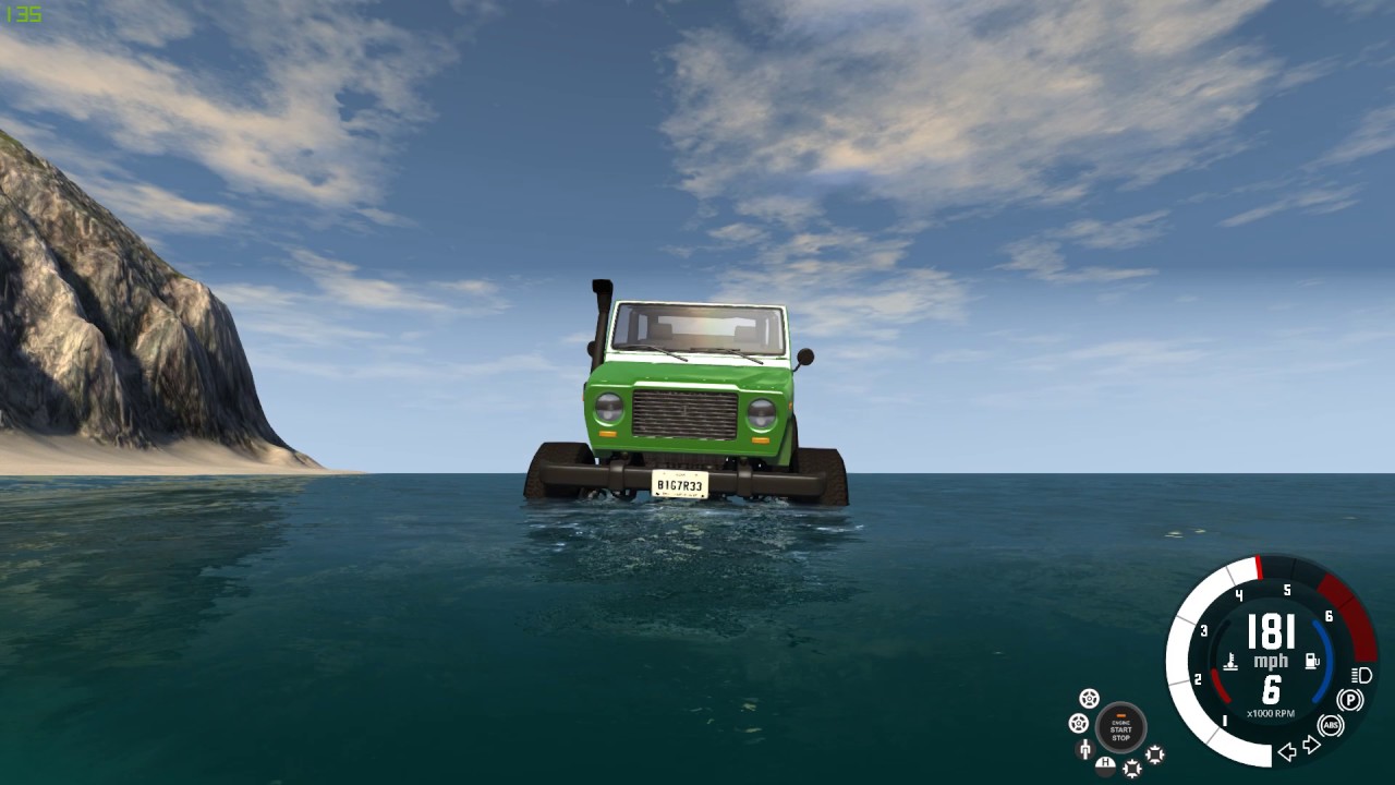 BeamNG.drive jeep tuned as a boat. - YouTube
