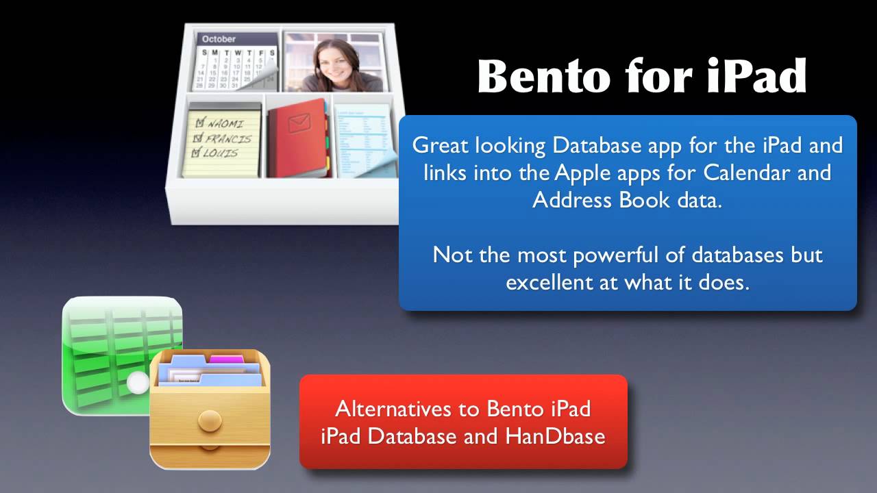 Bento for ipad and bento for Mac - YouTube