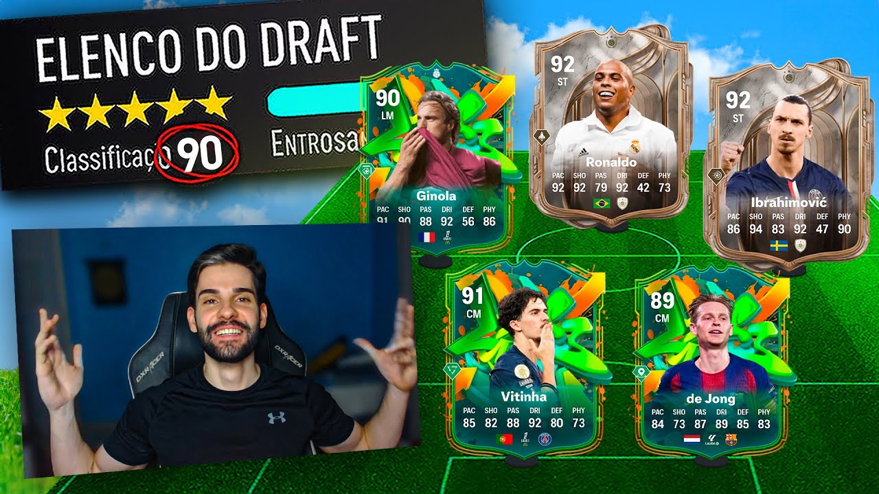 90 DRAFT! ATUALIZARAM O MELHOR FUT DRAFT DO EAFC 26! AS NOVAS CARTAS ...