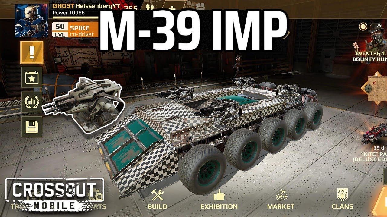 M-39 IMP • Machine Gun • Crossout Mobile - YouTube
