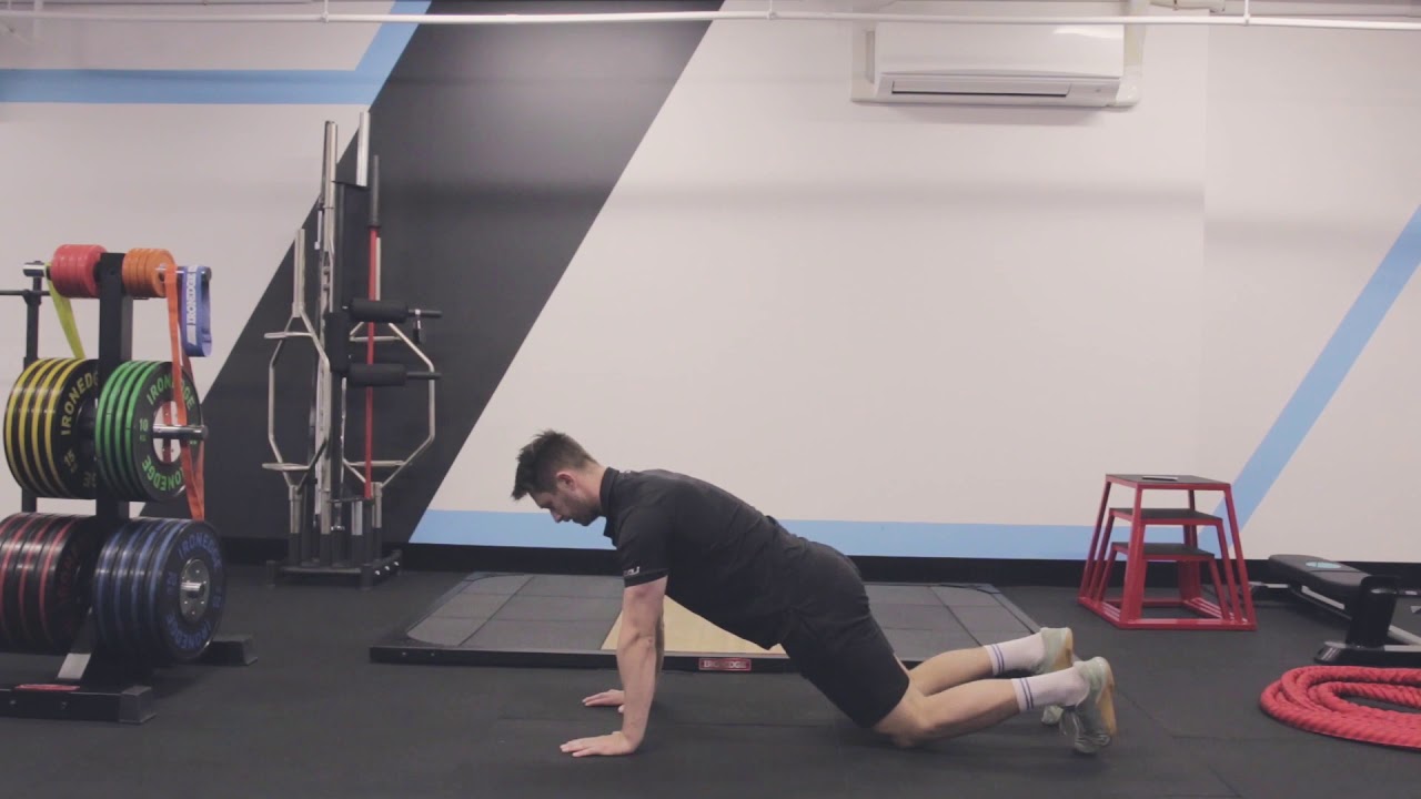 Half Kneeling Push Up│ Absolute Health & Performance - YouTube