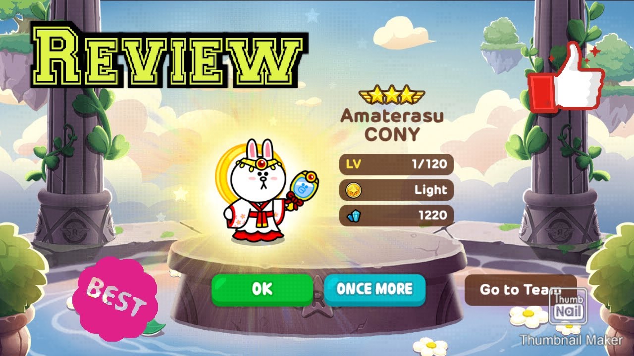 Review Amaterasu Cony - Line Rangers - YouTube