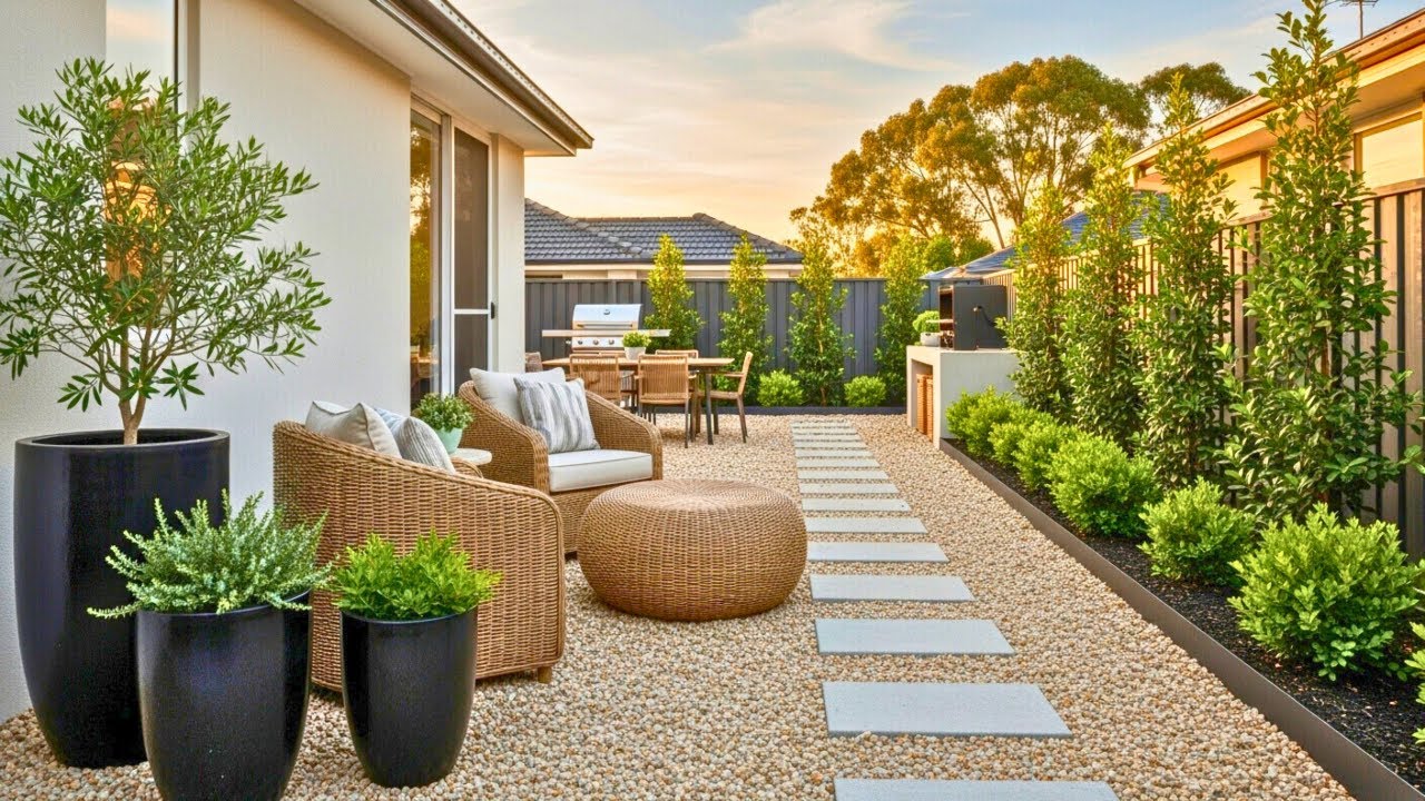 Backyard Without Grass: Affordable Non-grass Backyard Ideas | Modern ...
