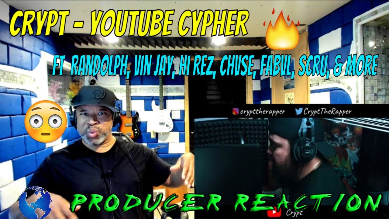 Crypt YouTube Cypher ft Randolph, Vin Jay, Hi Rez, CHVSE, FabvL, Scru ...