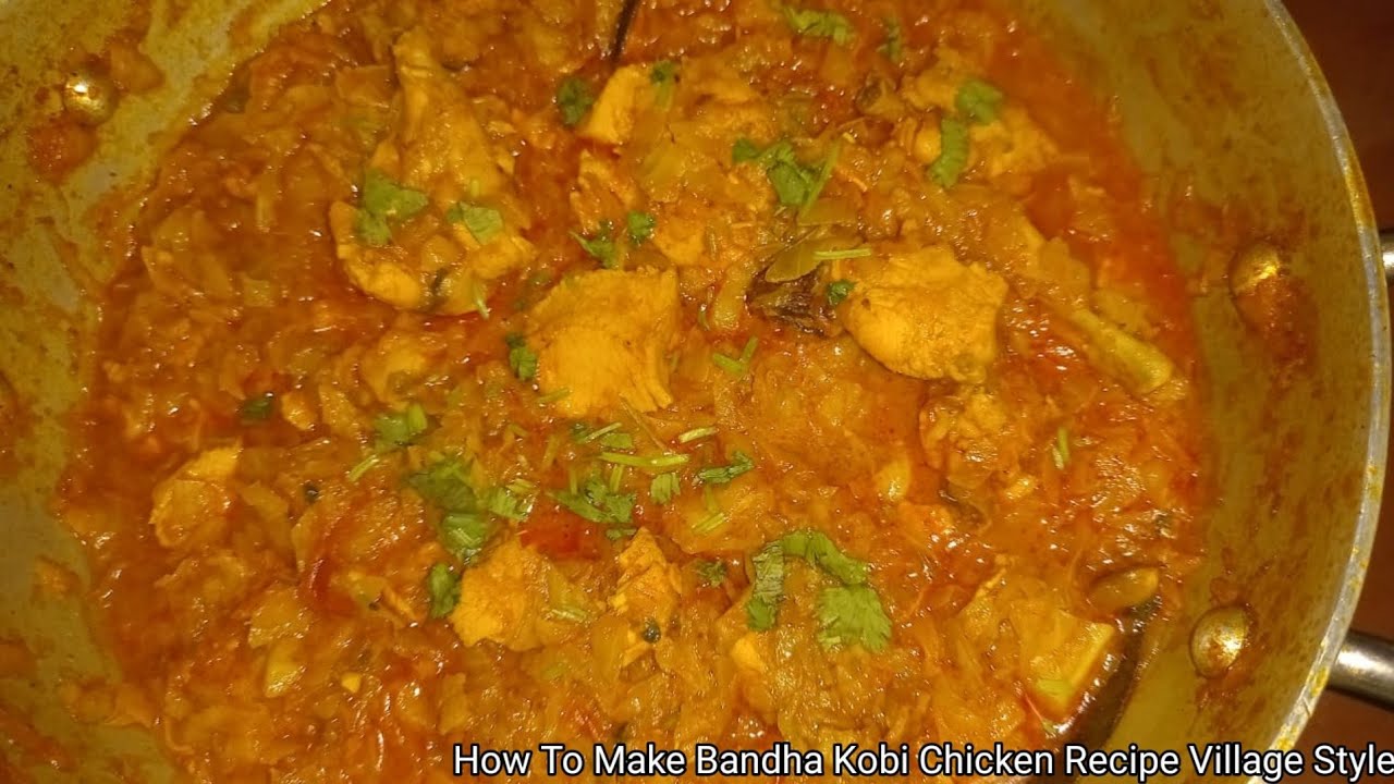 Bandha Kobi Chicken Recipe | Bandha Kobi Recipe | Try It Home | Munni ...