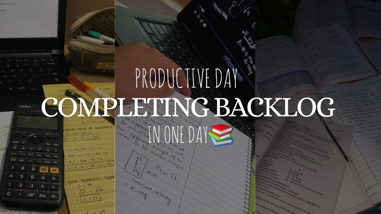 A day with me📚|completing backlog in one day|11th student # ...