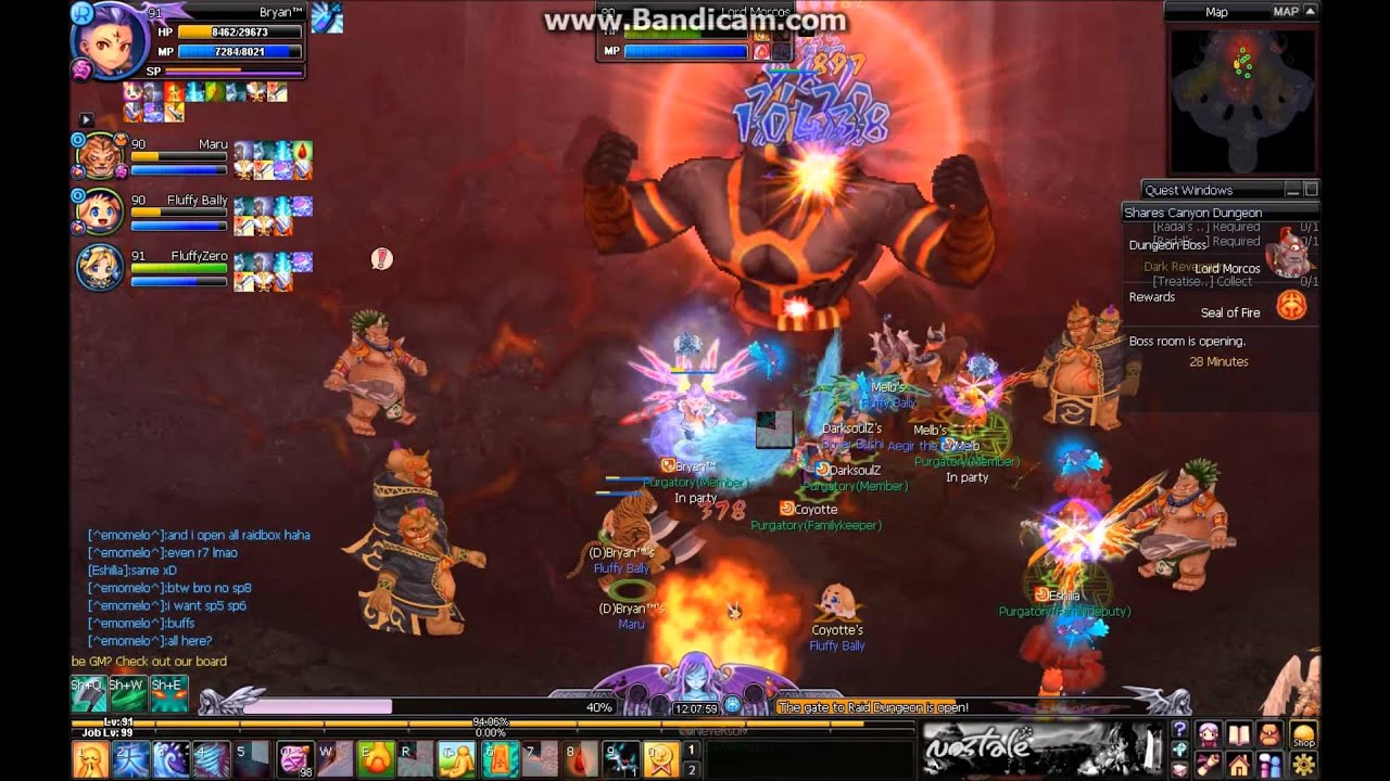 Nostale UK Purgatory Fire raid - YouTube