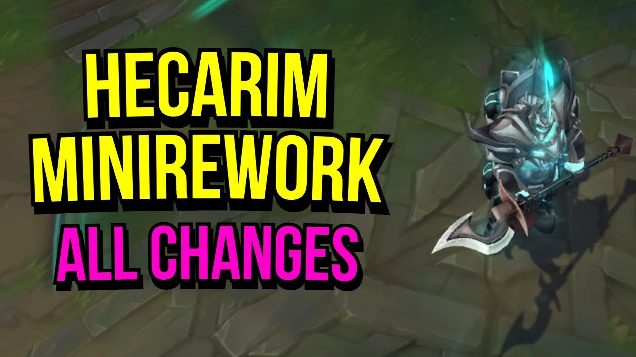 Hecarim Minirework - No More Assasin and Tank Build | League of Legends ...