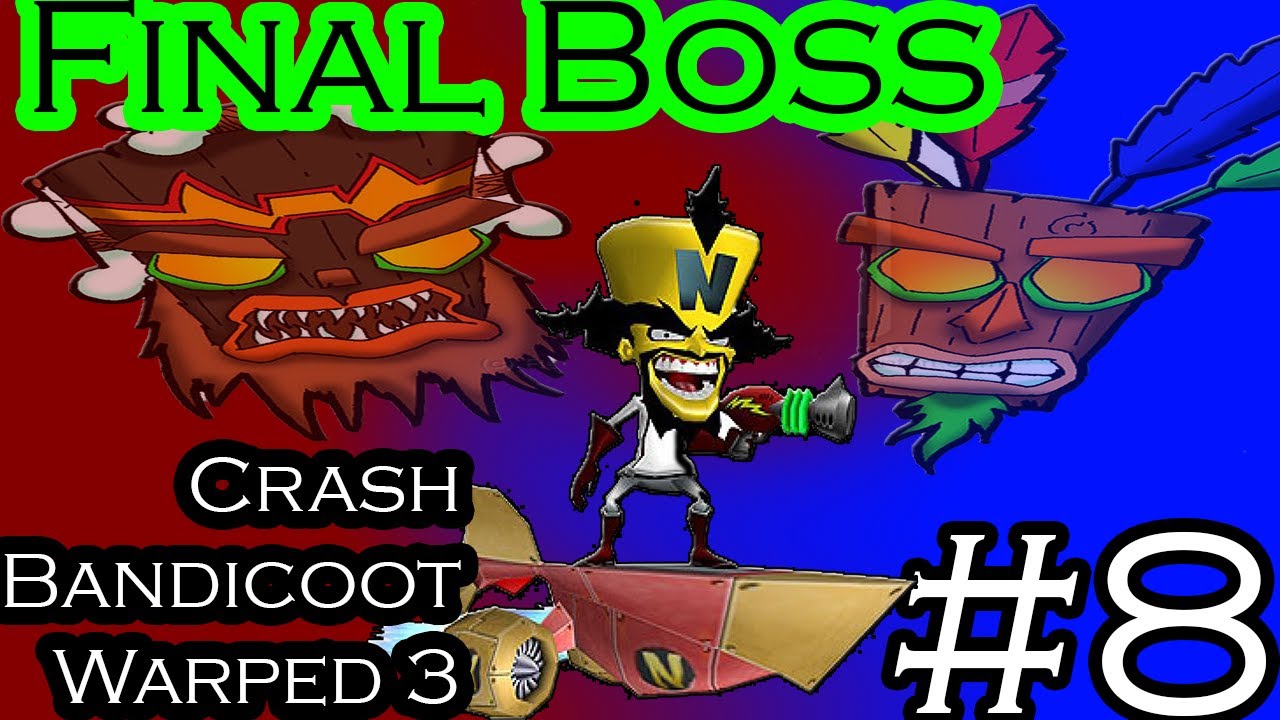 Final Boss N.Cortex & Uka Uka - Crash Bandicoot 3 Warped HD - Final ...