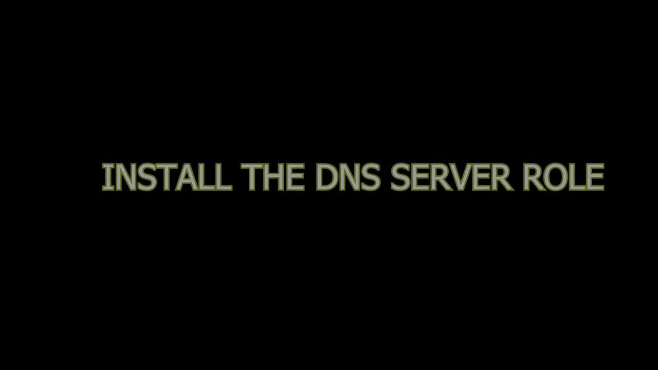 How to install and configure DNS Server - Windows Server 2022 - YouTube