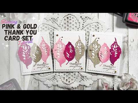 How to Create a Stunning Thank you Card Set