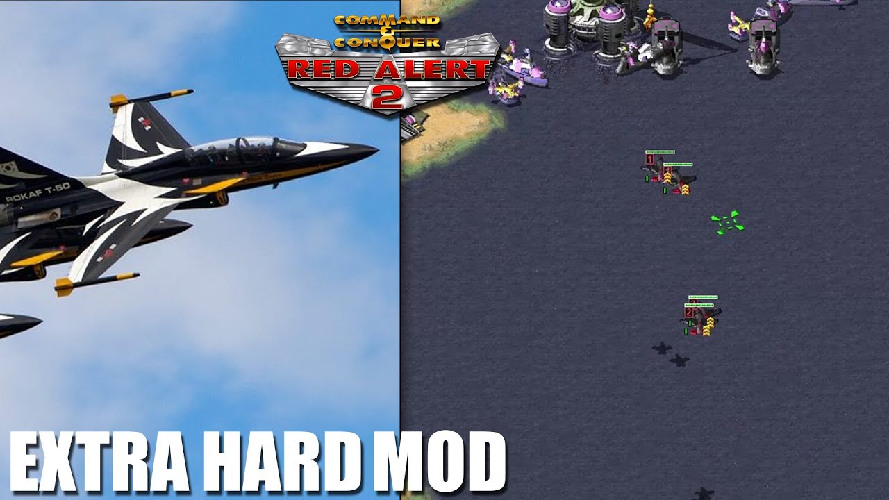 Red Alert 2 | Extra Hard Mod | Elite black Eagles - YouTube