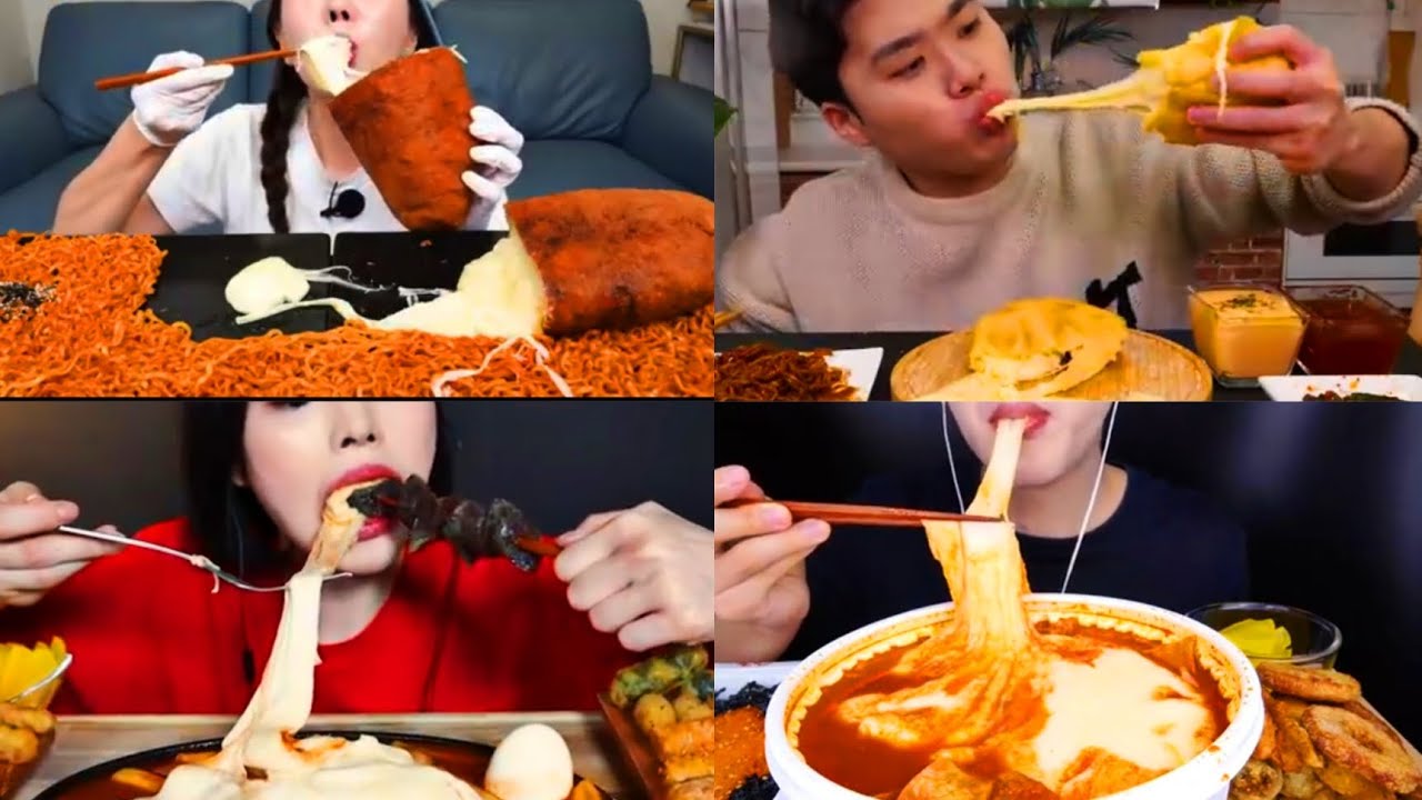 ASMR EATING BEST MUKBANG VIDEO | CHEESY OVERLOADED | MUKBANG ...