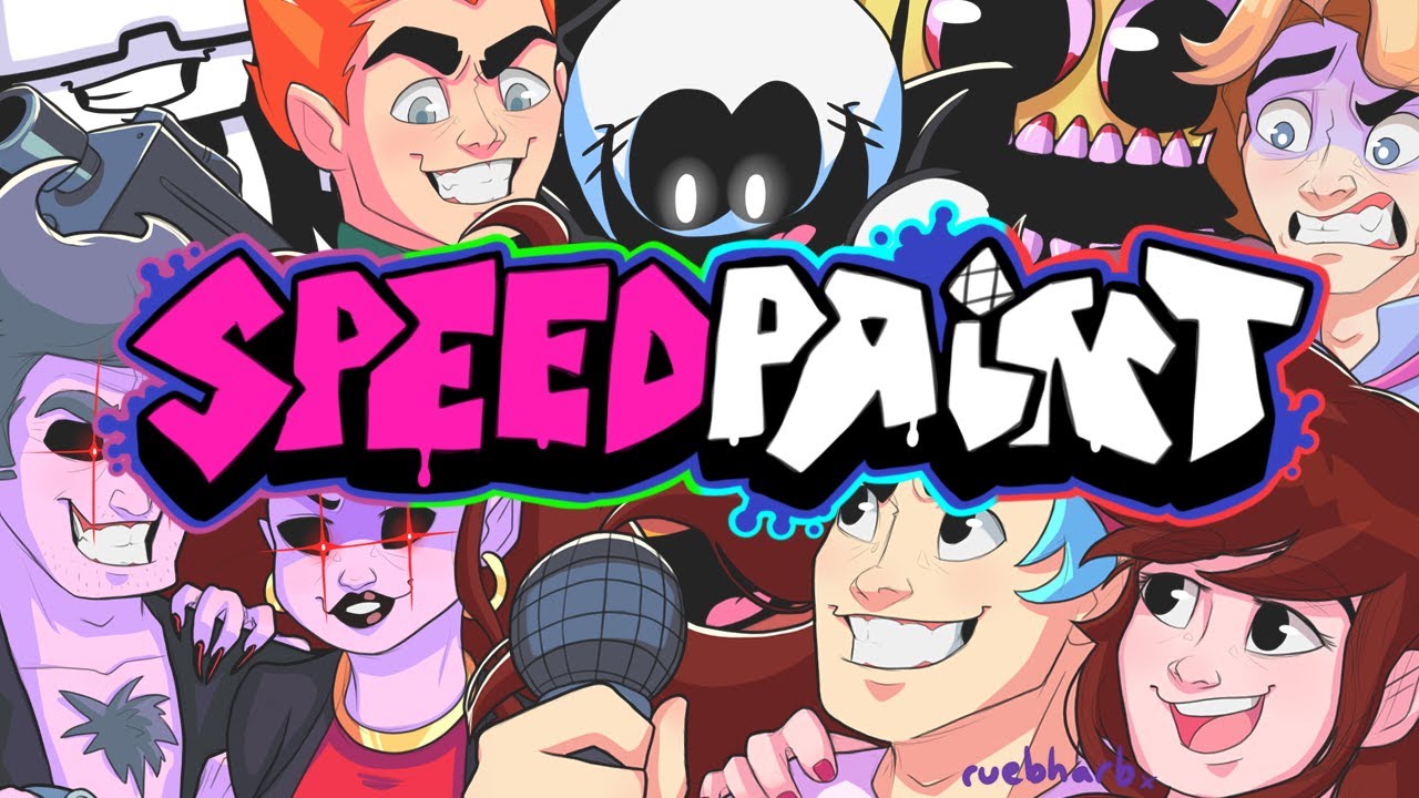 Friday Night Funkin' // SPEEDPAINT - YouTube