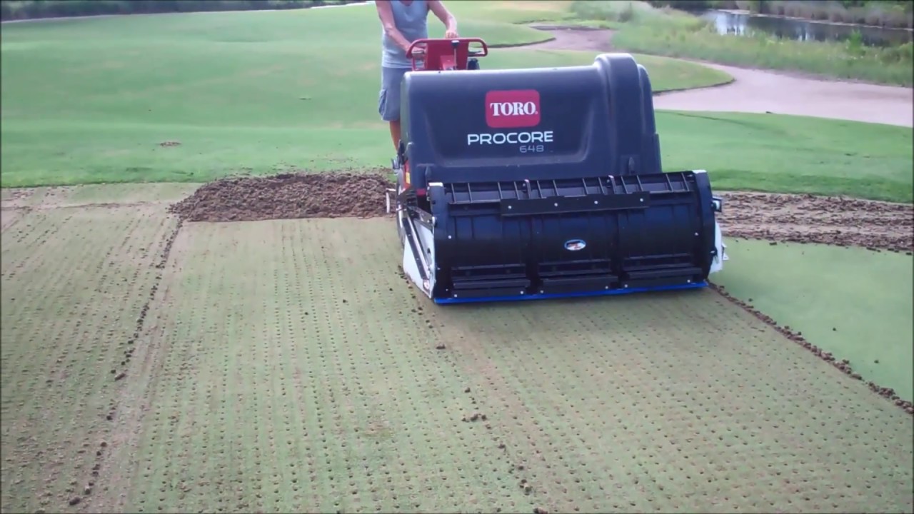 Core Solutions by Nordic Plow - Toro Procore 648 on Green - YouTube