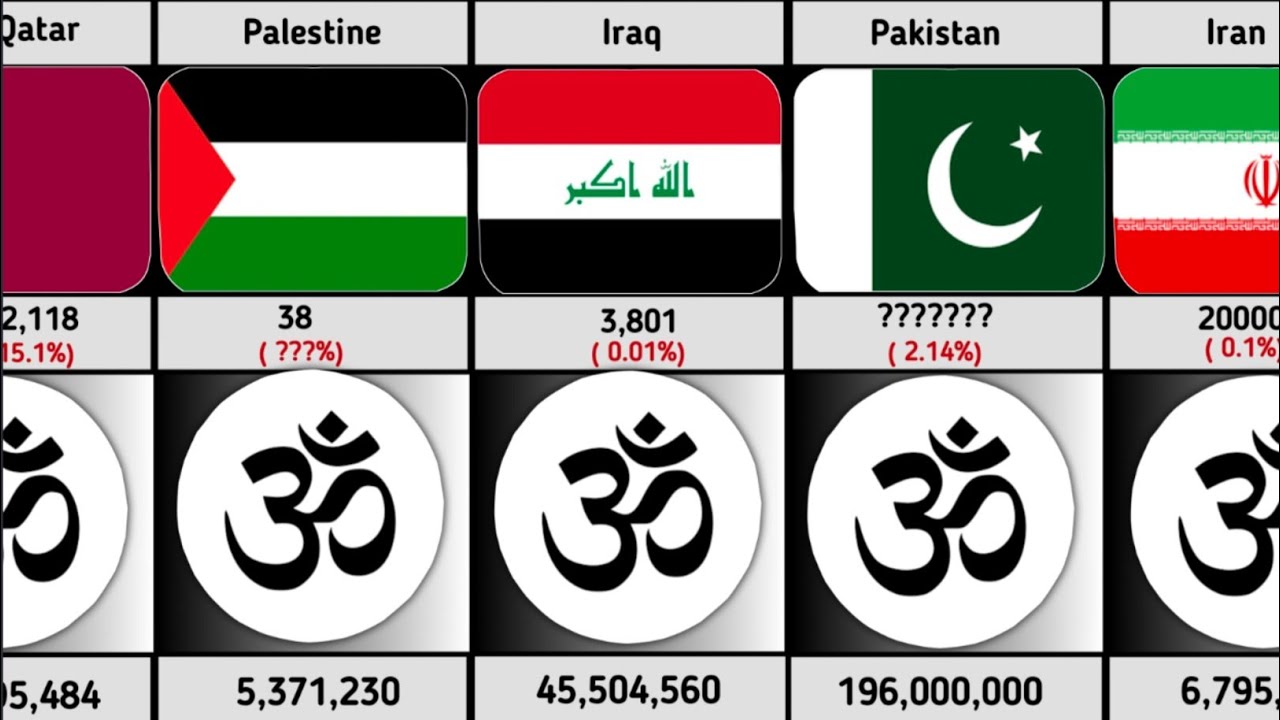 Hindu population in muslim country - YouTube