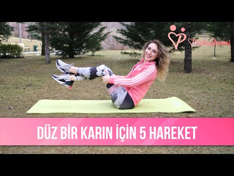 Düz Bir Karın İçin 5 Hareket