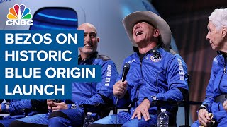 Jeff Bezos on historic Blue Origin launch: First step t... | Doovi
