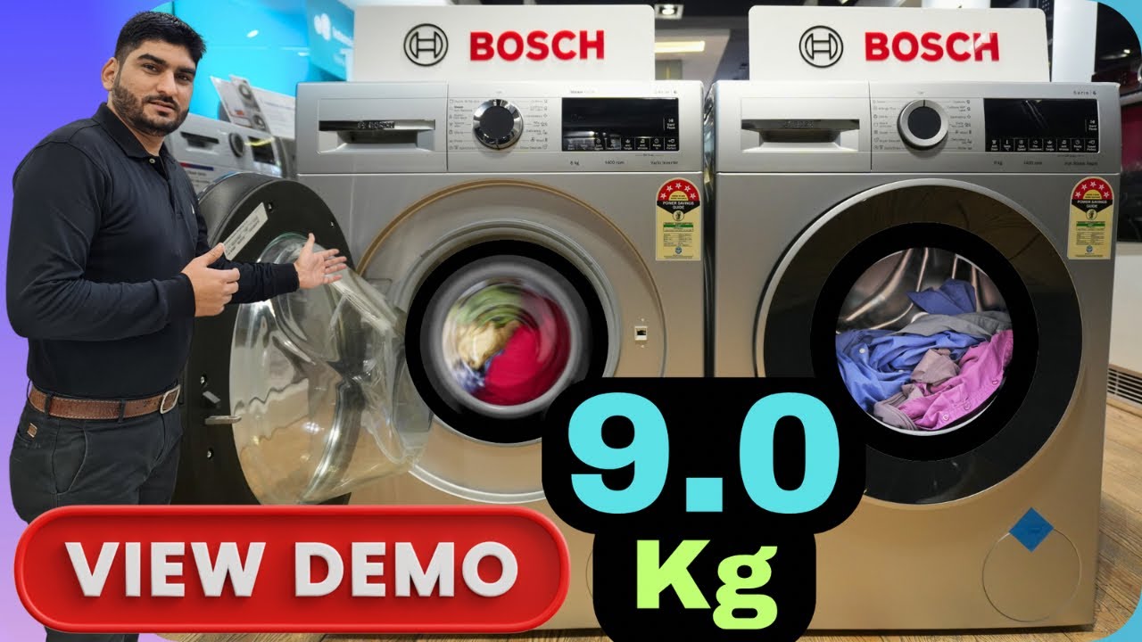 How to Use Bosch 9Kg Series 6 Front Load Washing Machine 2025 ...