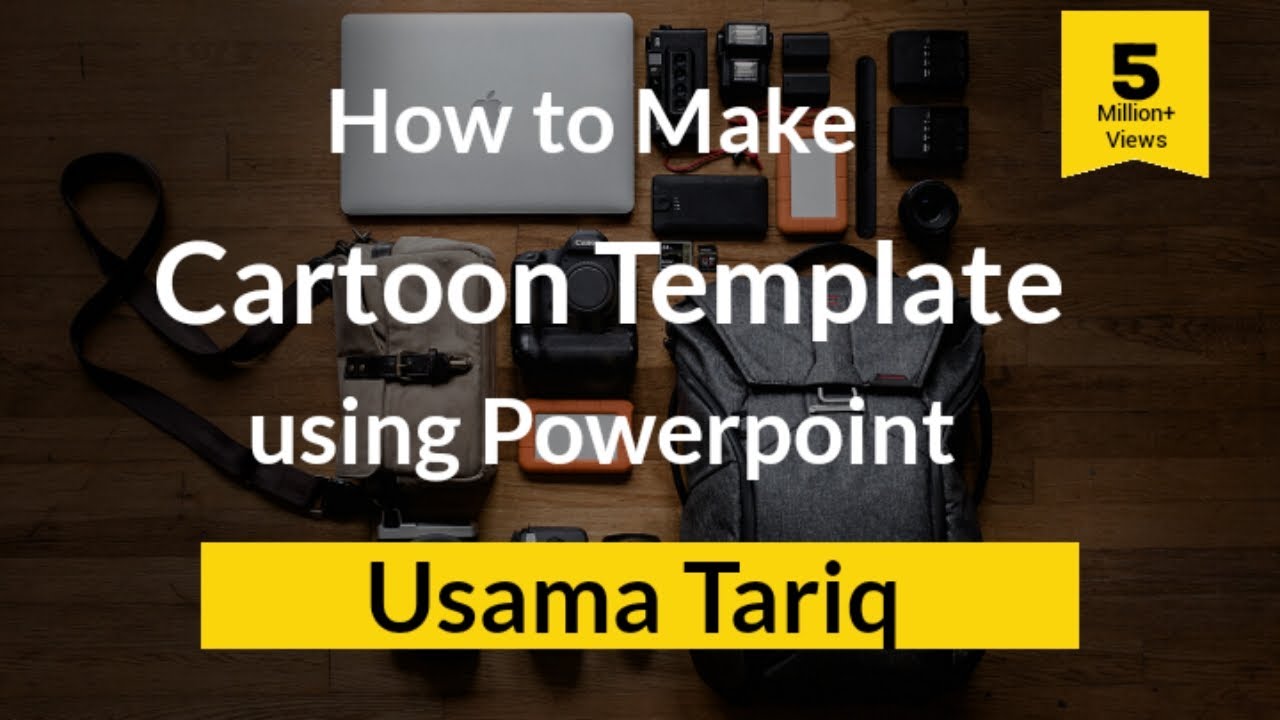 How to make cartoon template in powerpoint || How to Design Cartoon ...