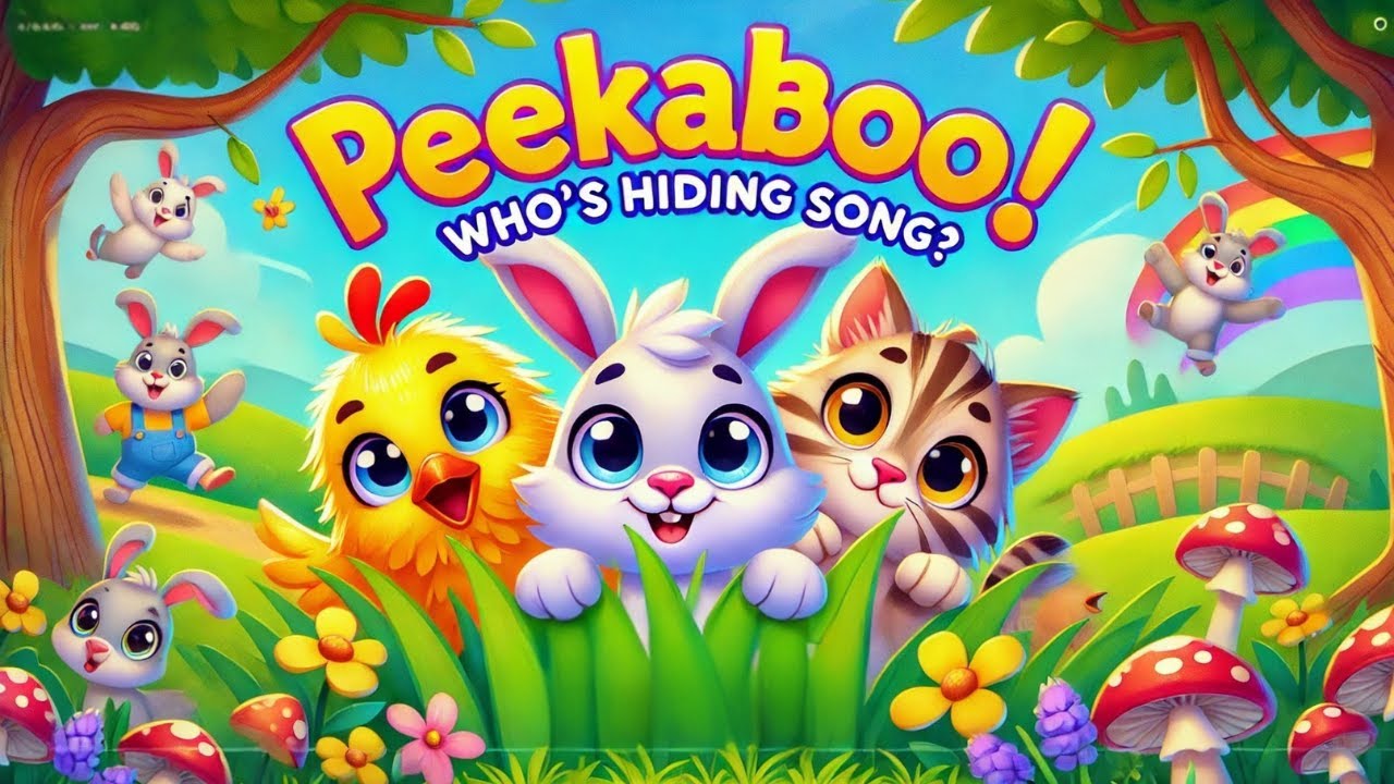 Peekaboo Animal Song | Fun and Educational Nursery Rhyme for Kids 🎶 ...