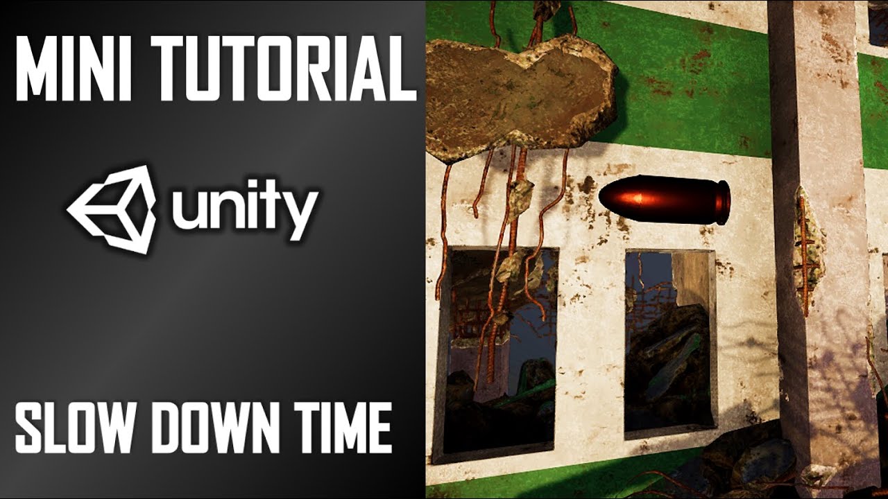 How To Slow Down Time In Your Game Mini Unity Tutorial Youtube